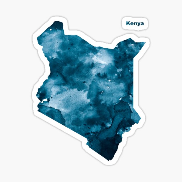 "Kenya" Sticker for Sale by MonnPrint | Redbubble