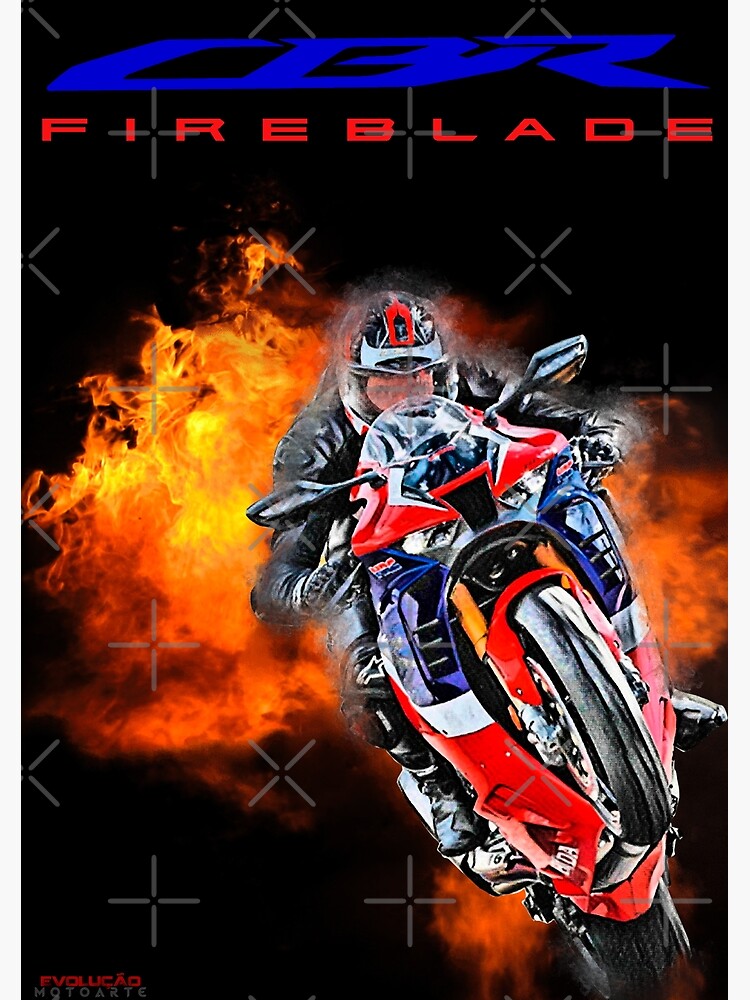 "CBR 1000 RR R Fireblade Whelling" Poster for Sale by Evomotoarte ...