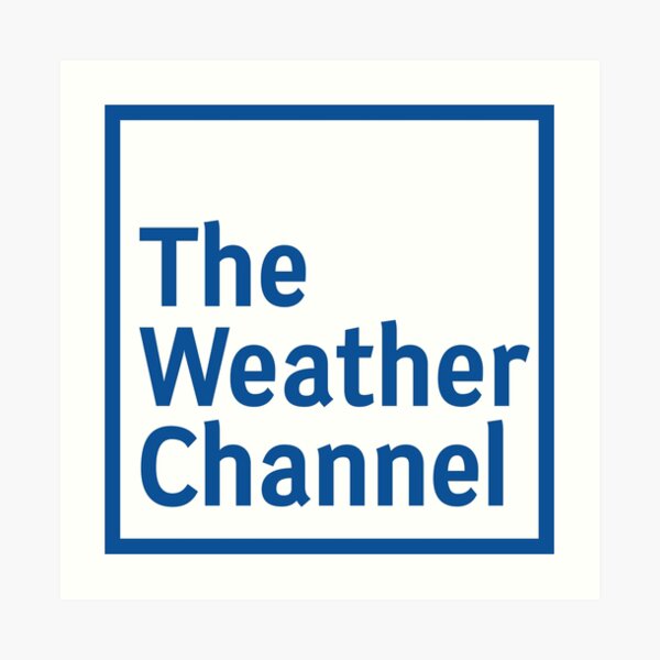"The Weather Channel logo design blue and white transparent background ...