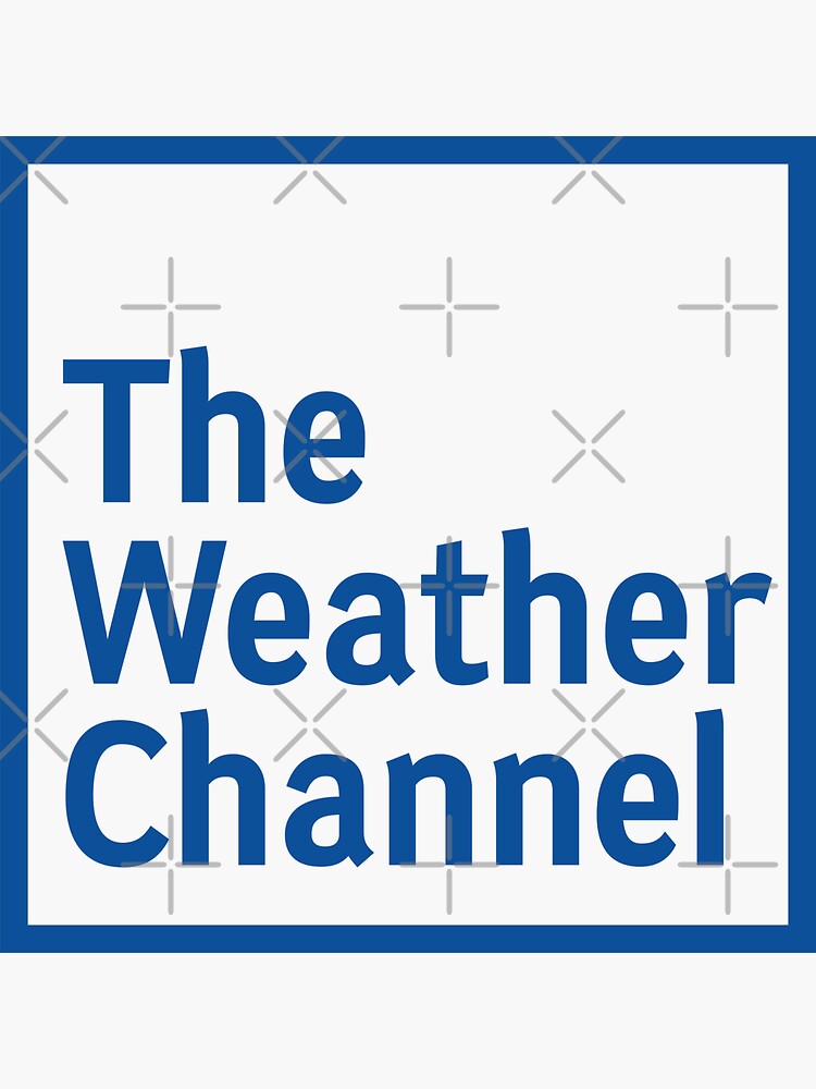 "The Weather Channel logo design blue and white transparent background ...