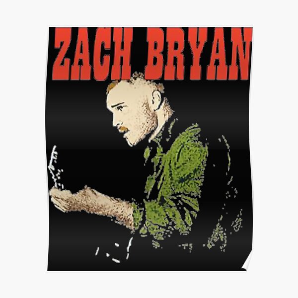 "Zach Bryan Zach Bryan vintage" Poster for Sale by EugeneCousin | Redbubble