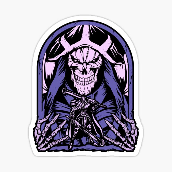 "Overlord Ainz Ooal Gown" Sticker for Sale by KobyWelch | Redbubble