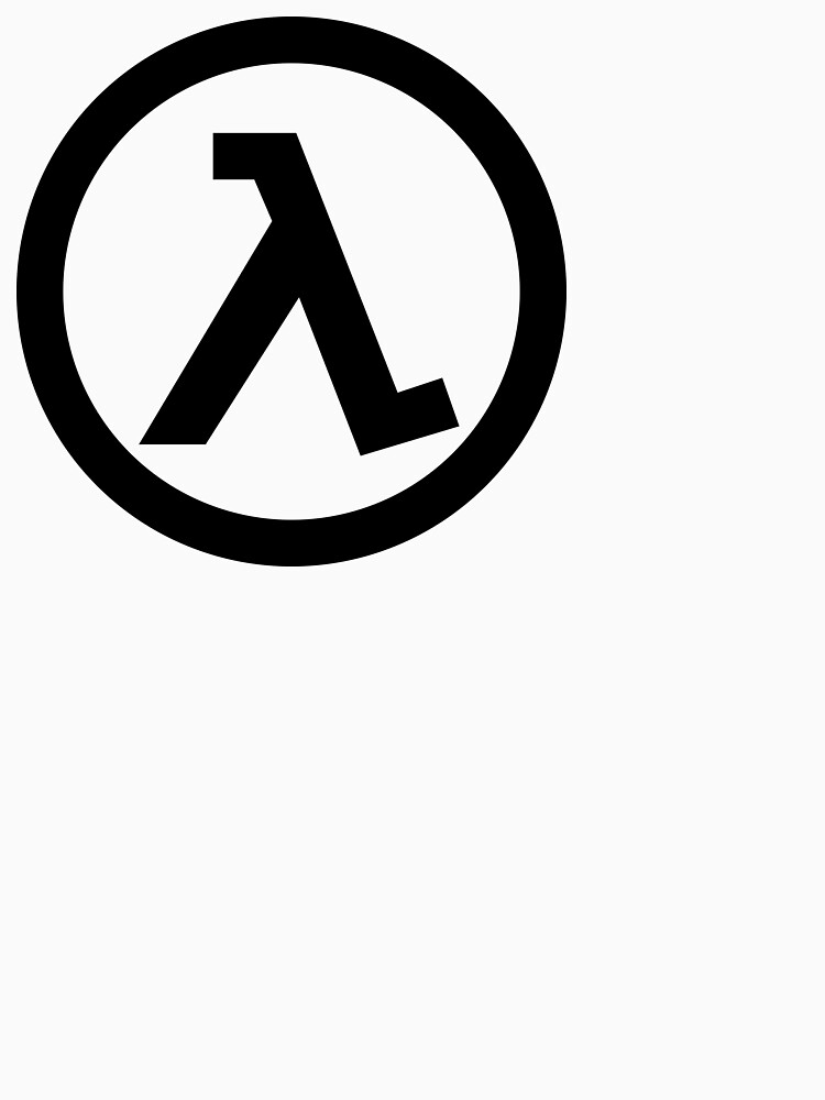 "Half Life Lambda" T-shirt for Sale by WhereTheBeansAt | Redbubble | videogames t-shirts - half ...