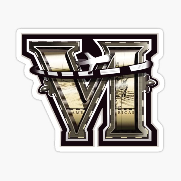 "GTA 6 / GTA VI" Sticker for Sale by JanRezny | Redbubble