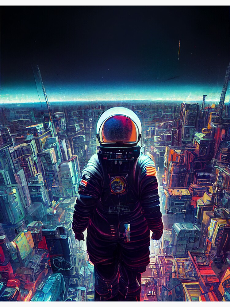 "Cities Edge" Sticker for Sale by Dimension13 | Redbubble