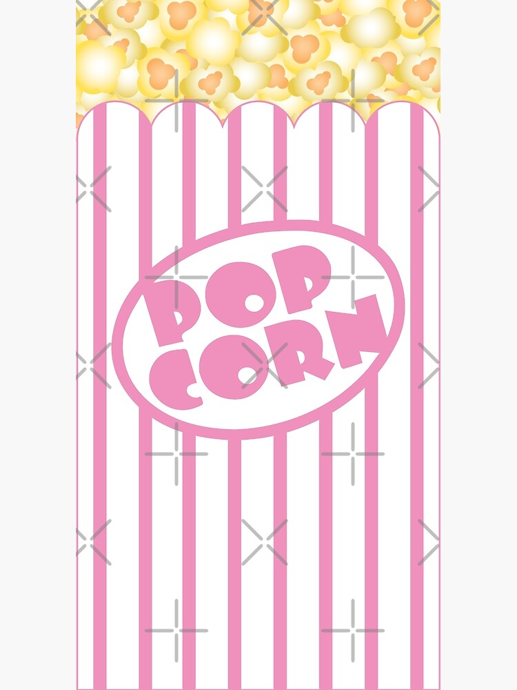 "Pastel Pink Popcorn" Art Print for Sale by floralinferno | Redbubble