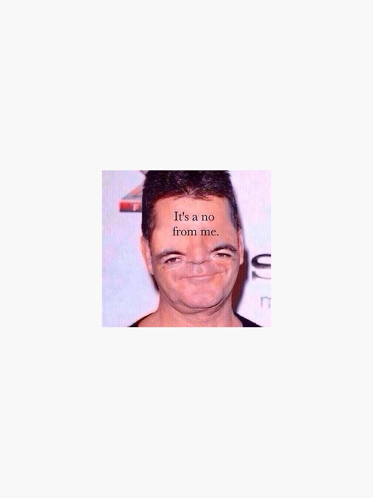 "Sticker - Simon Cowell" Sticker for Sale by MillieGiannitto | Redbubble