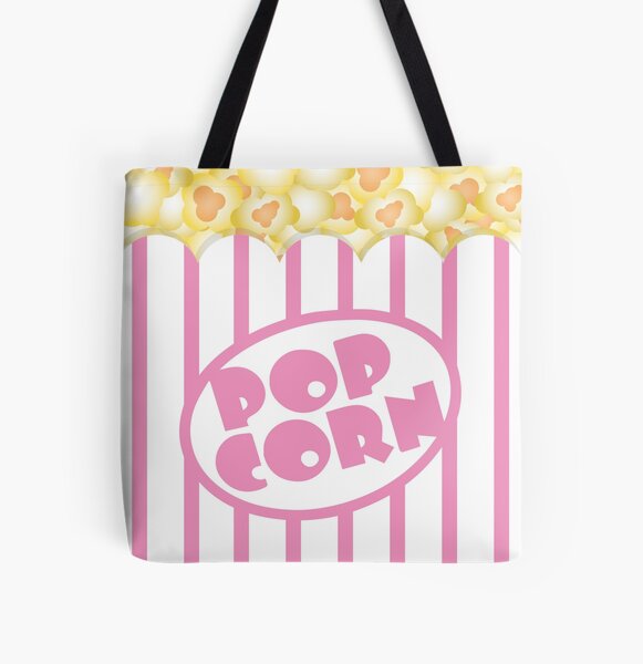 "Pastel Pink Popcorn" Tote Bag for Sale by floralinferno | Redbubble