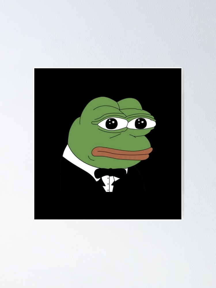 "Pepe The Frog - Suit & Bowtie" Poster for Sale by Tobster01 | Redbubble