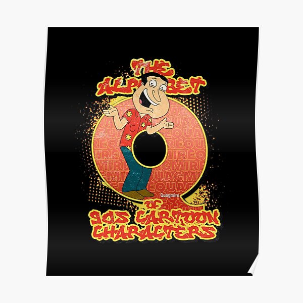 "The Alphabet of 90s Cartoon Characters Letter Q is for Quagmire ...