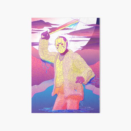 "Jason Voorhees - Hypercolour" Art Board Print for Sale by Dimension13 ...