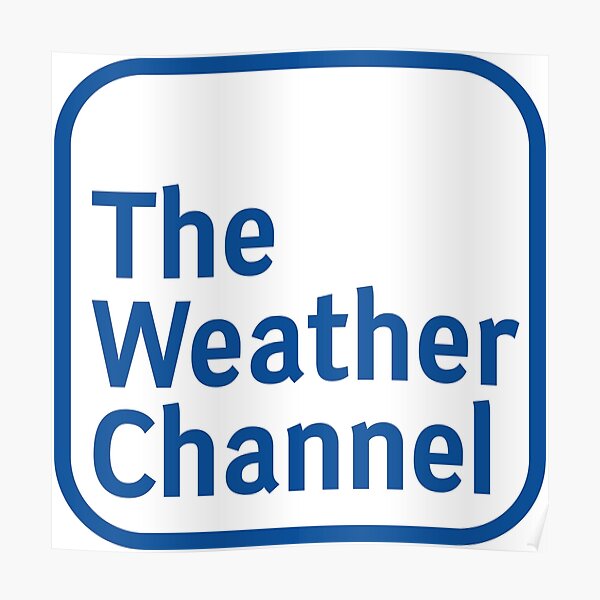 "The Weather Channel logo design blue and white transparent background ...