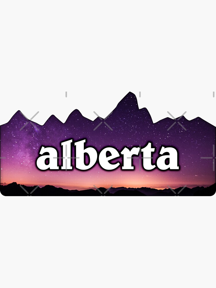 "Alberta" Sticker for Sale by garci | Redbubble