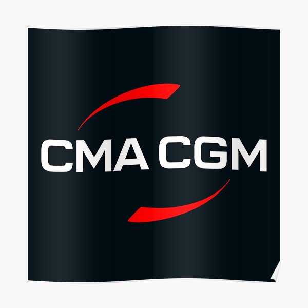 "Classy Cma Cgm Design" Poster for Sale by clivanton | Redbubble