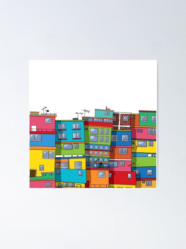 "Favela" Poster by lirch | Redbubble