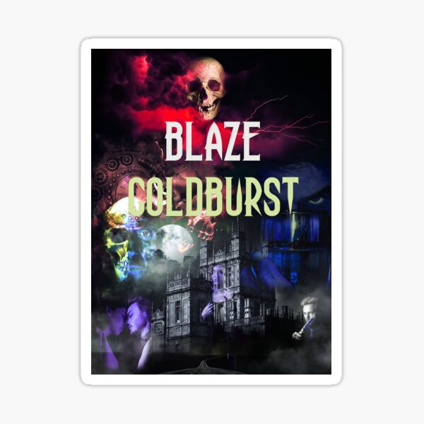 "Blaze Goldburst Skull Mansion Valentine Lover" Sticker for Sale by blazegoldburst | Redbubble