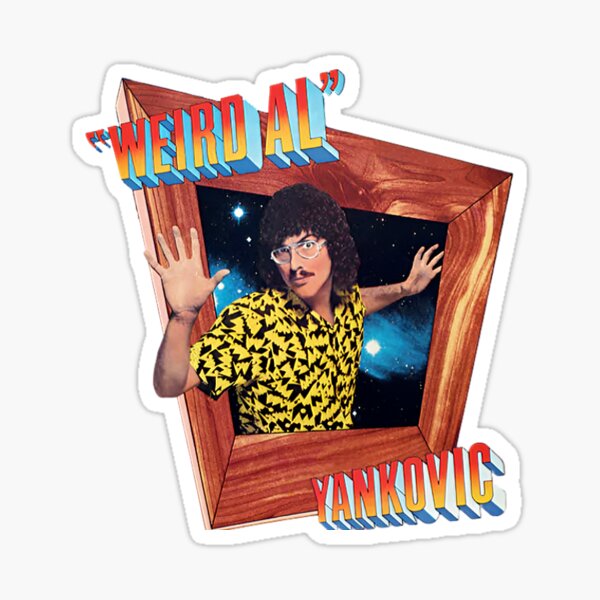 "Weird Al Yankovic" Sticker for Sale by CristopheArtist | Redbubble