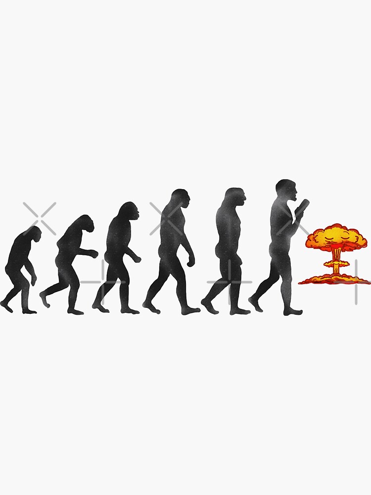 "Darwin Human Origin Species Theory Parody " Sticker for Sale by ...