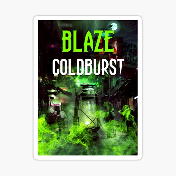 "Blaze Goldburst Lamp Christmas Horror Street" Sticker for Sale by blazegoldburst | Redbubble
