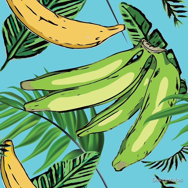 "Plantain Paradise Pattern - For true plantain fans" by ShikitaMakes ...