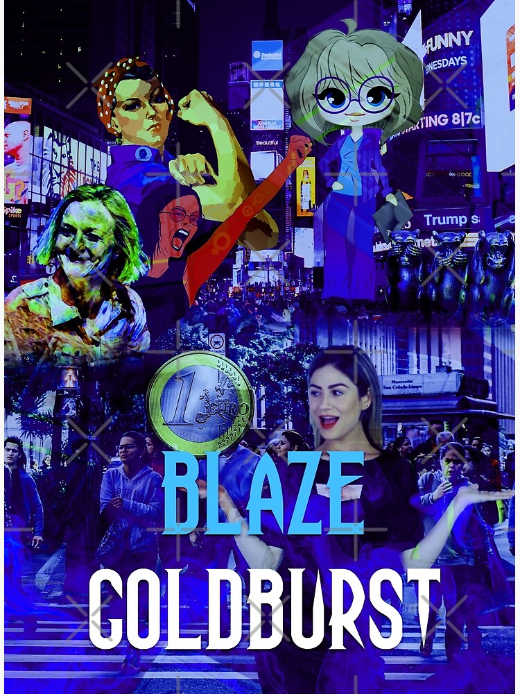"Blaze Goldburst Girl Power City Working Women" Poster for Sale by blazegoldburst | Redbubble