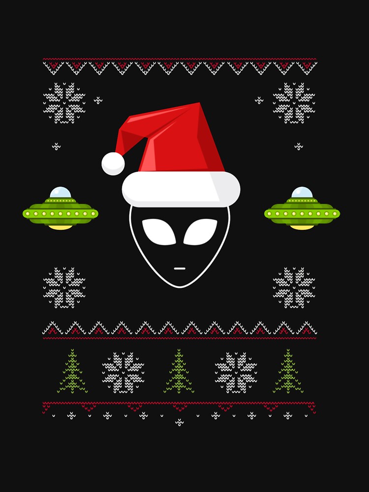 "UFO Alien Ugly Sweater Christmas" T-shirt for Sale by Potteigerevva ...