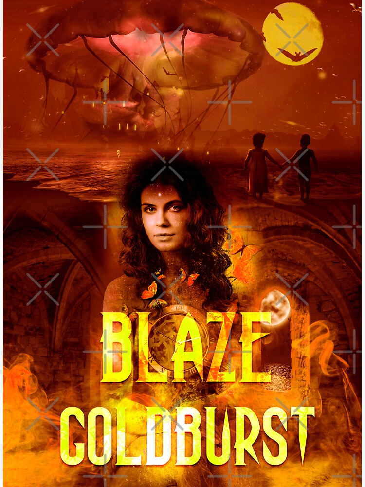 "Blaze Goldburst Fall Vibes Childhood Ocean" Sticker for Sale by blazegoldburst | Redbubble