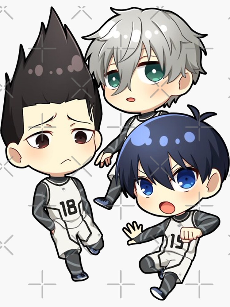 "Nagi Seichirô and Isagi Yoichi - Blue Lock" Sticker for Sale by MoEl ...