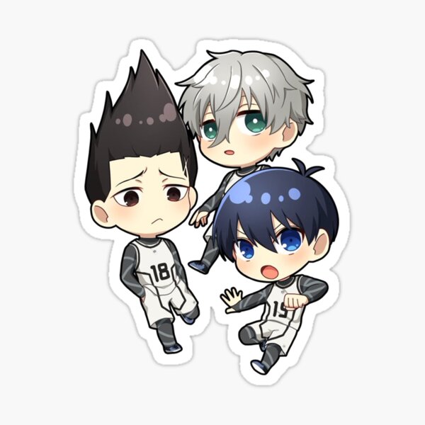 "Nagi Seichirô and Isagi Yoichi - Blue Lock" Sticker for Sale by MoEl ...