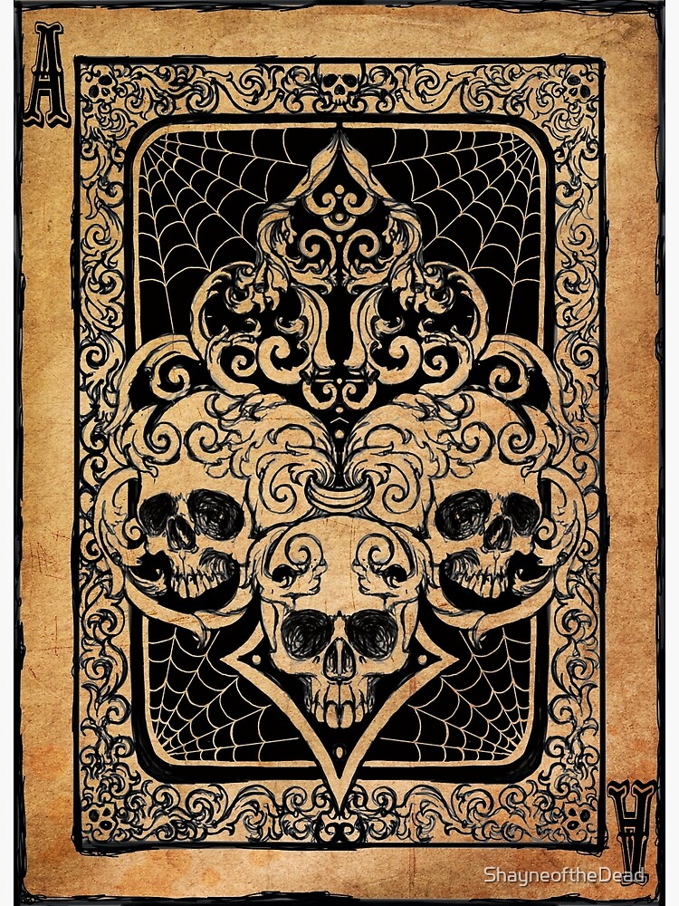 "Ace of Spades Death Card" Art Print for Sale by ShayneoftheDead ...