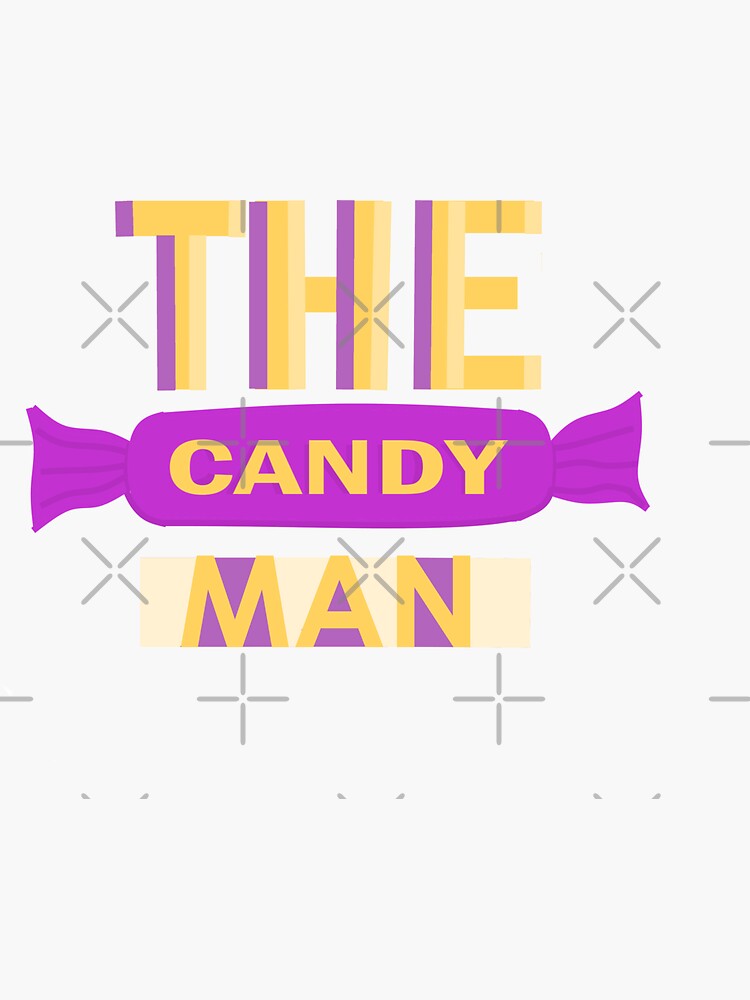 "the candy man - charlie and the chocolate factory inspired" Sticker ...