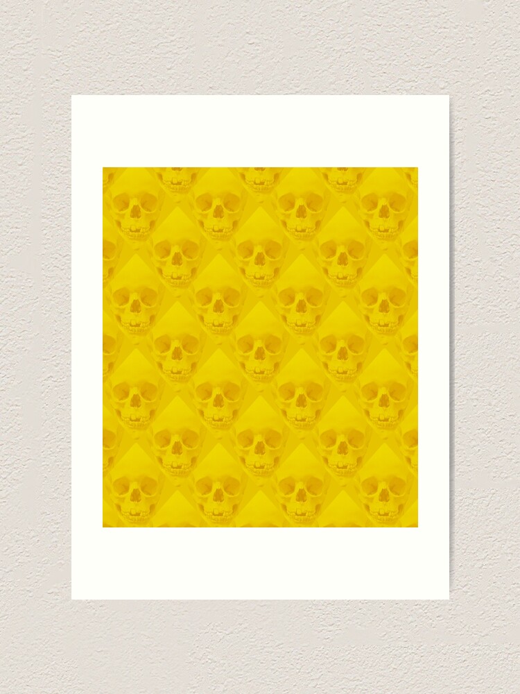 "yellow skull | diamond skull | skull pattern | design by Tyler Tilley ...