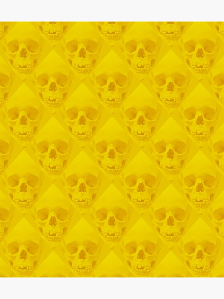 "yellow skull | diamond skull | skull pattern | design by Tyler Tilley ...