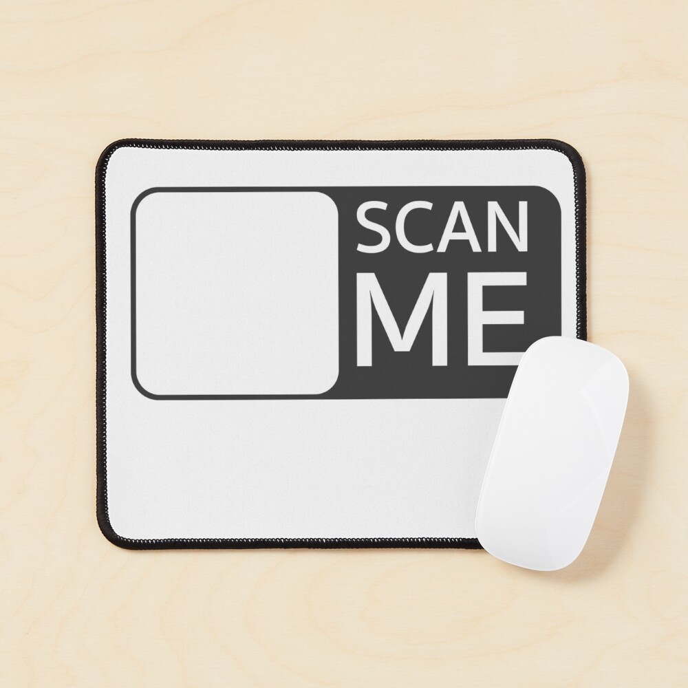"SCAN ME: QR CODE FUNNY" Art Print for Sale by kelsether | Redbubble