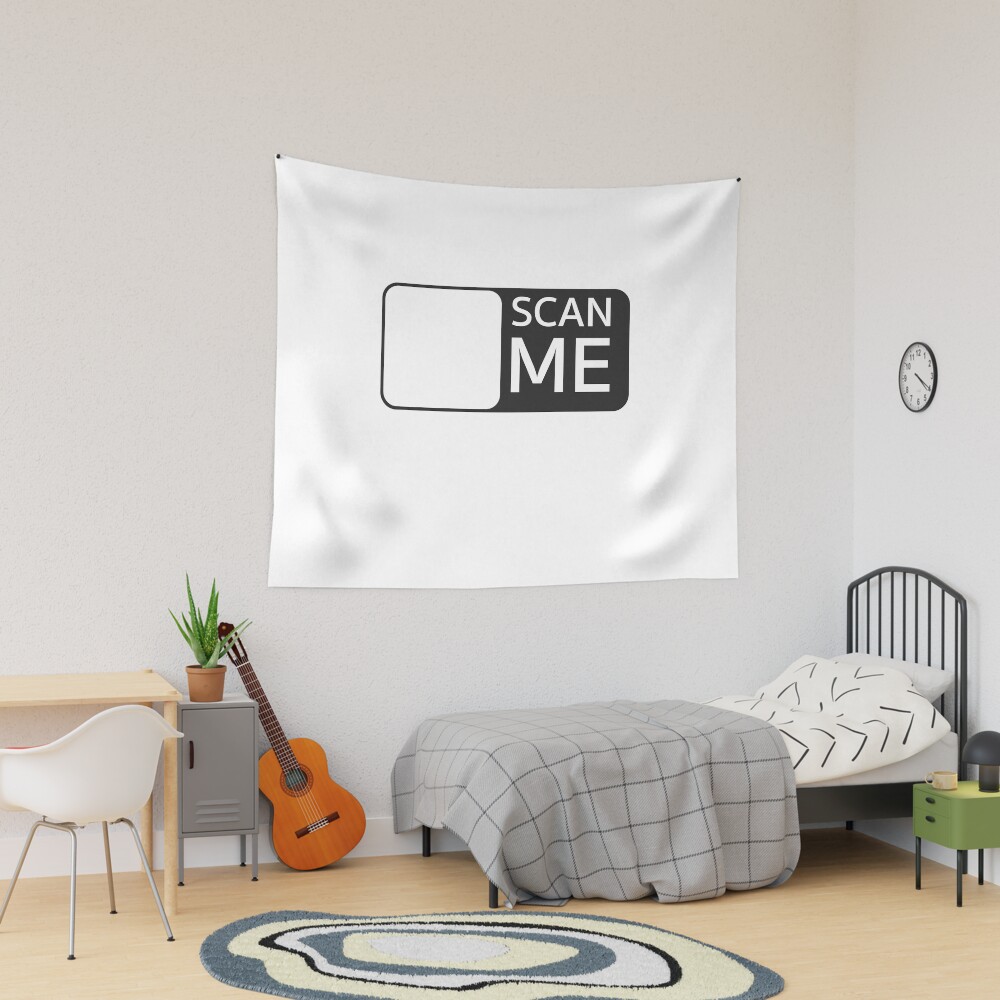 "SCAN ME: QR CODE FUNNY" Art Print for Sale by kelsether | Redbubble