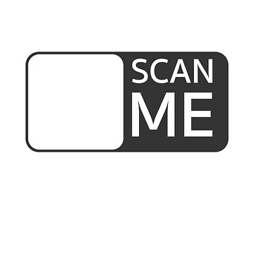"SCAN ME: QR CODE FUNNY" Art Print for Sale by kelsether | Redbubble