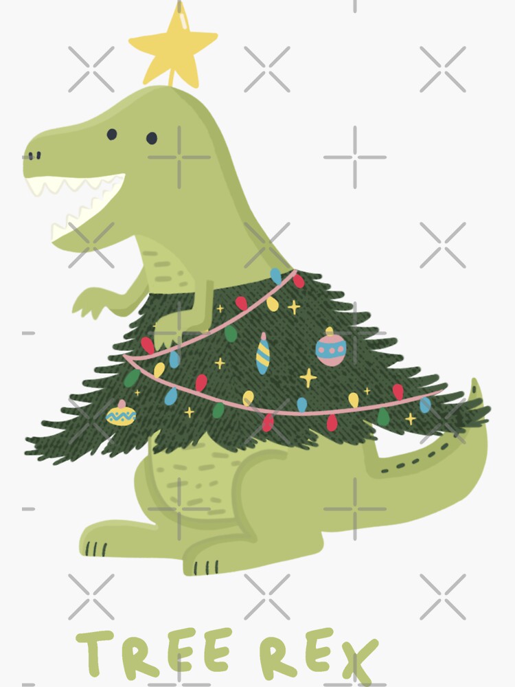 "Tree Rex" Sticker for Sale by krimons | Redbubble
