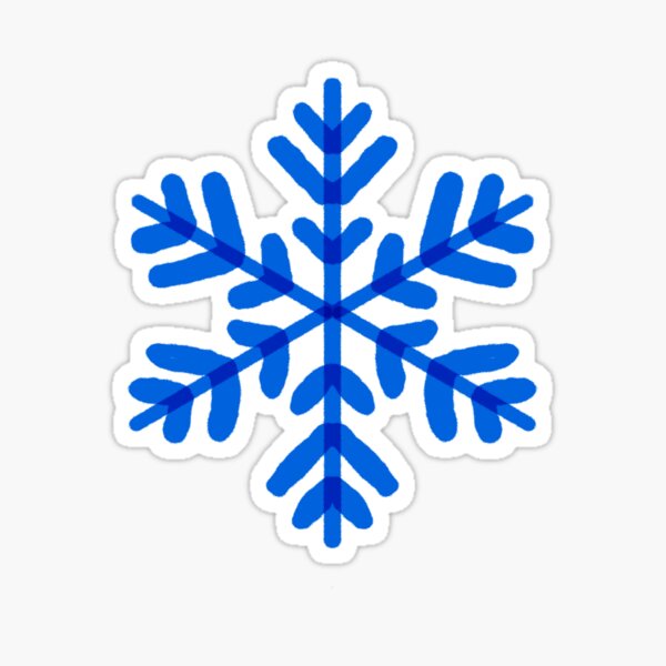 "snowflake" Sticker for Sale by AidanMack | Redbubble