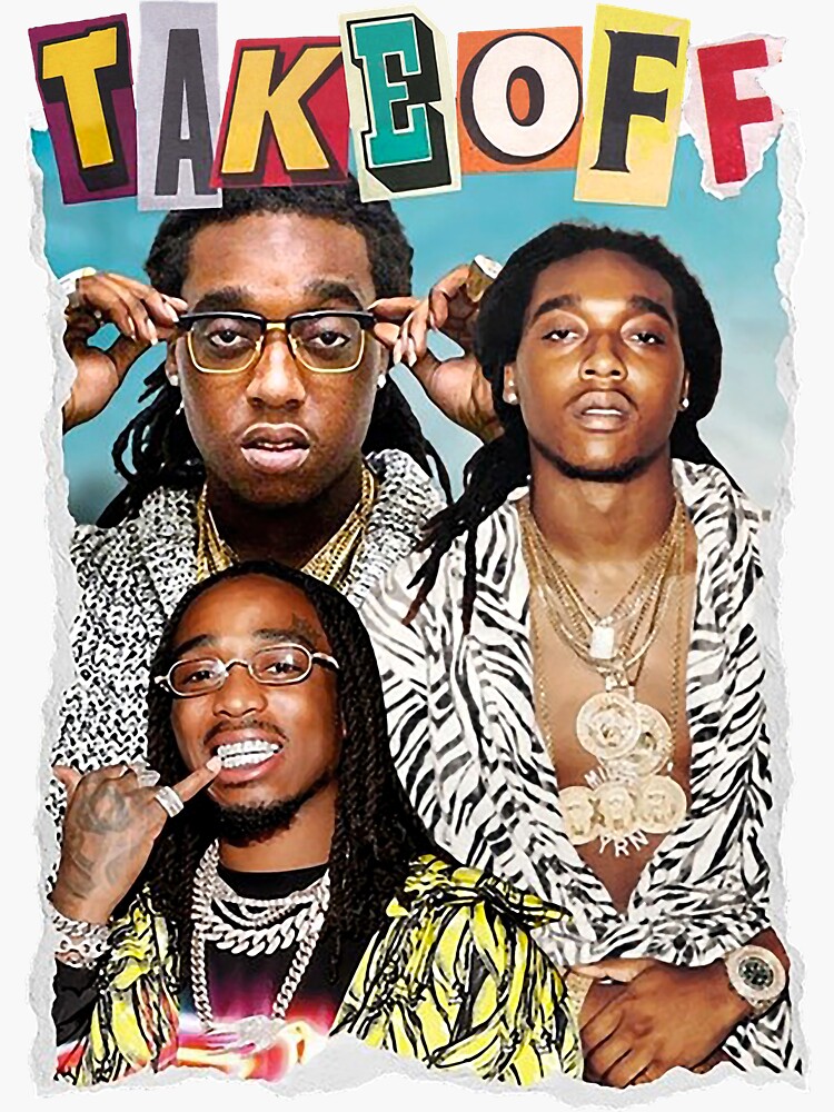 "⭐Tribute Collage Pict Migos⭐" Sticker for Sale by olivedillon | Redbubble