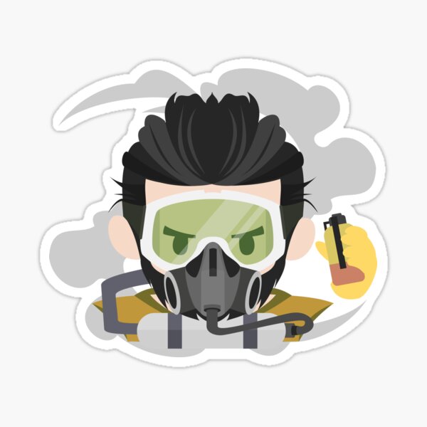 "Caustic" Sticker for Sale by Plateandoatcake | Redbubble