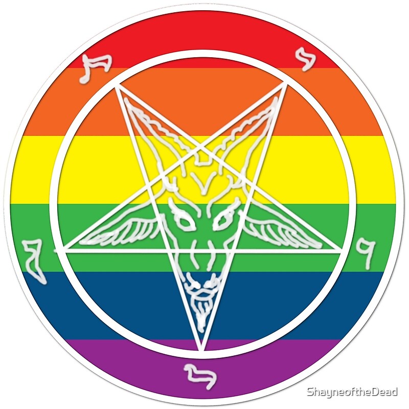 "Rainbow Baphomet" by ShayneoftheDead | Redbubble
