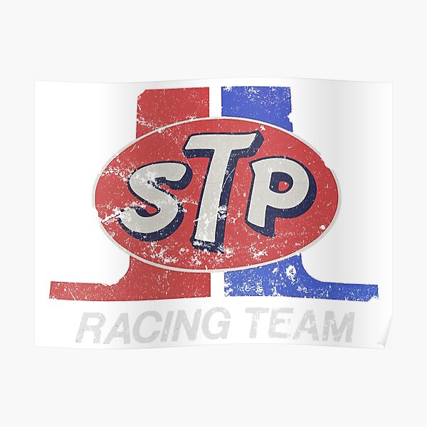 "STP Racing" Poster for Sale by Retrorockit | Redbubble