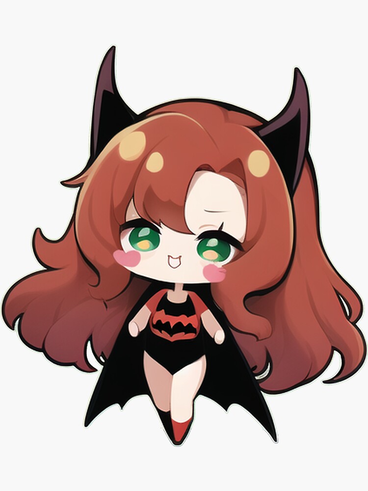 "Chibi Batgirl" Sticker for Sale by GothWhitlam | Redbubble