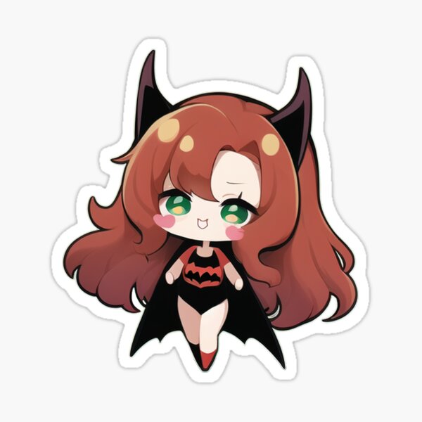 "Chibi Batgirl" Sticker for Sale by GothWhitlam | Redbubble