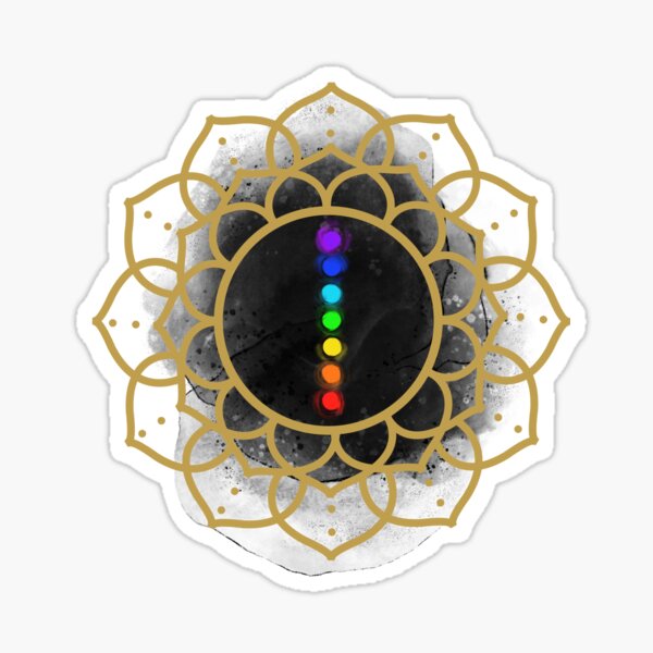 "Mandala of Chakra " Sticker for Sale by MindedInc | Redbubble