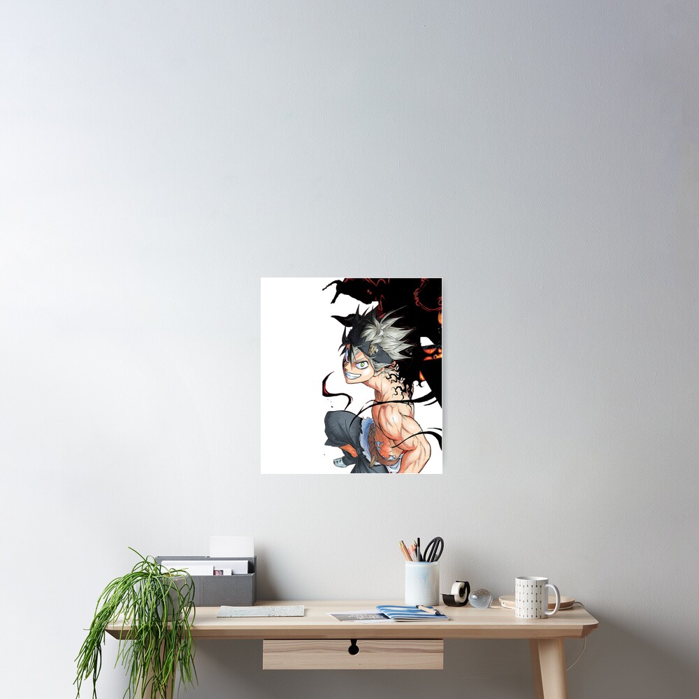 "Asta Demon form" Poster for Sale by Memedus | Redbubble
