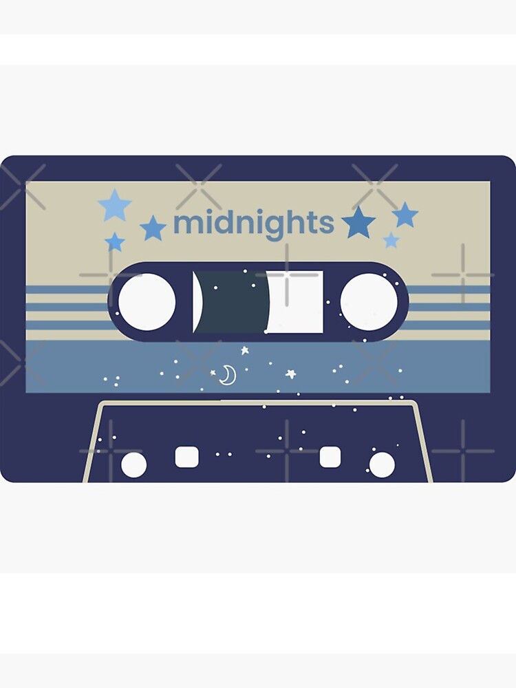 "TS10 Midnights Album Cassette Sticker" Sticker for Sale by Loverstore ...