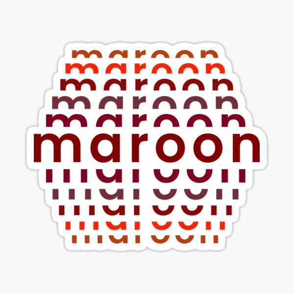 "Maroon by Taylor Swift" Sticker for Sale by tunevisuals | Redbubble