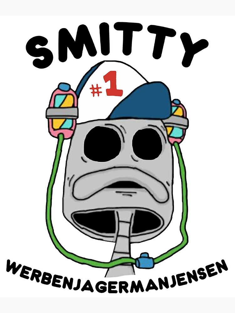 "smitty logo" Poster for Sale by salmioyamas | Redbubble