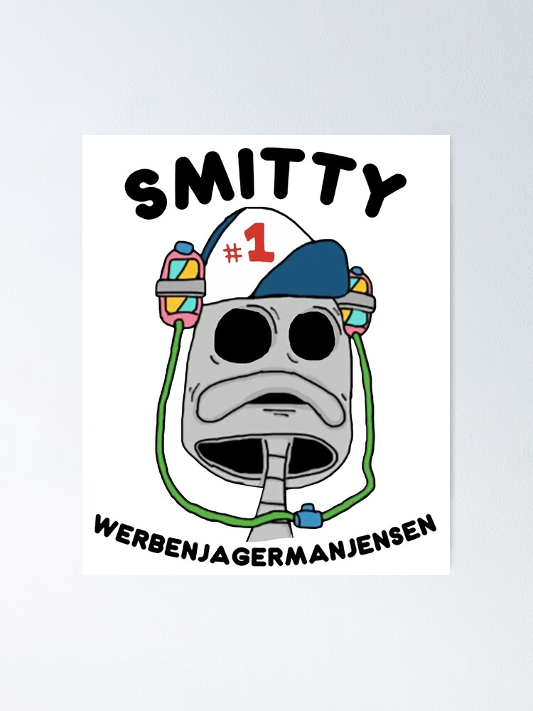 "smitty logo" Poster for Sale by salmioyamas | Redbubble